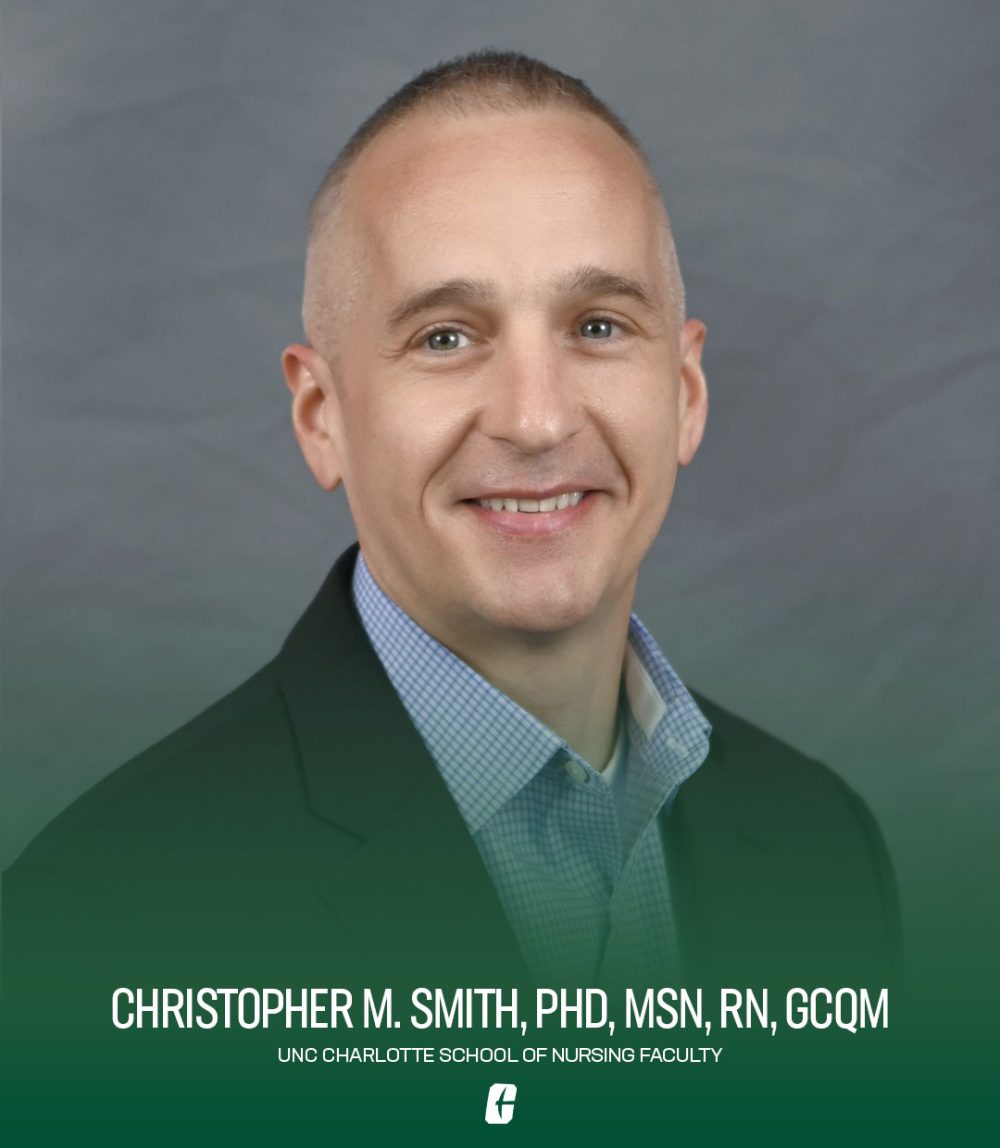 UNC Charlotte Faculty Member Dr. Christopher Smith Honored by ...