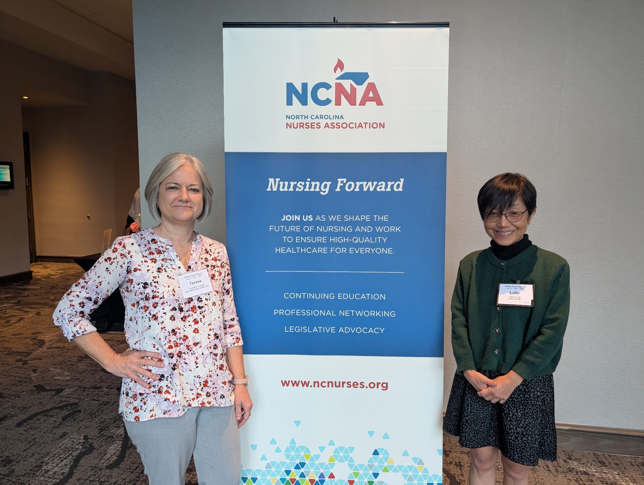 UNC Charlotte School of Nursing Faculty Honored to Attend and Present at NCNA’s Annual Psych ...